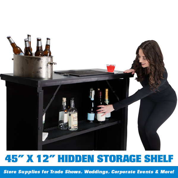 Gopong Gobar Pro Commercial Grade Portable Bar - 45" X 18" X 38" Assembled Size | Wayfair